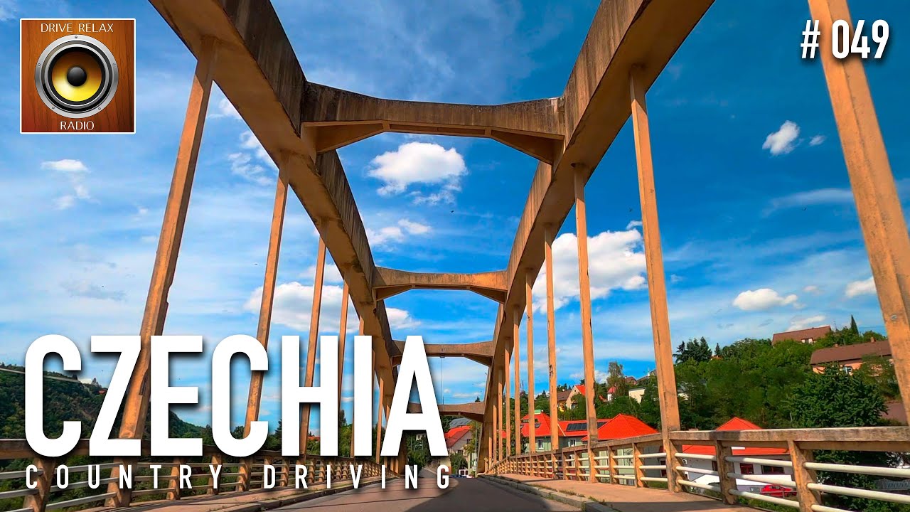 Czechia Driving Tour through Central Bohemian Region, Středočeský kraj ...