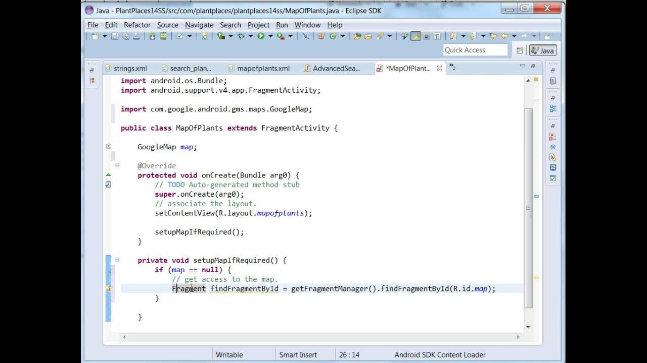 Maps Part 2: Show map in Android emulator, - YouTube