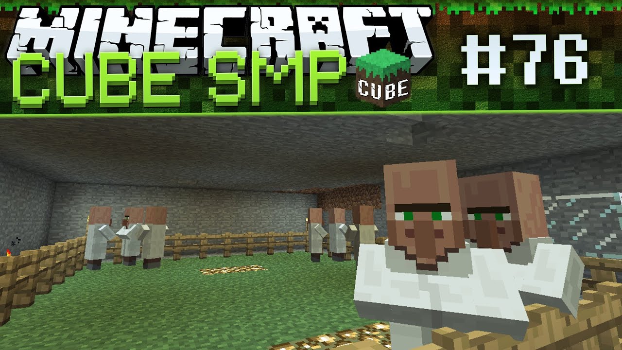 Minecraft Cube SMP: Villager Pasture! - Ep 76 - YouTube
