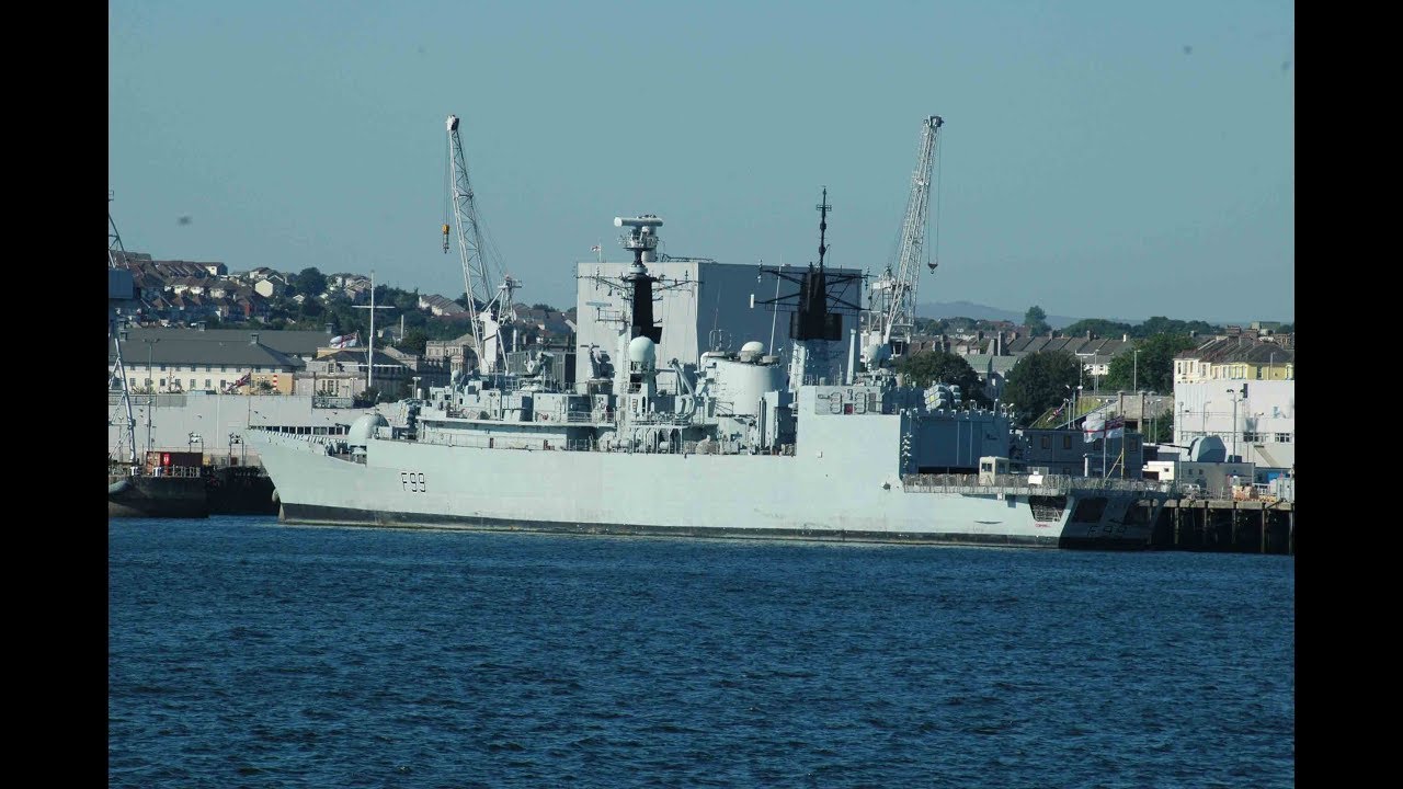 HMS CORNWALL F99 AT DEVONPORT NAVAL BASE - 26th June 2011 - YouTube