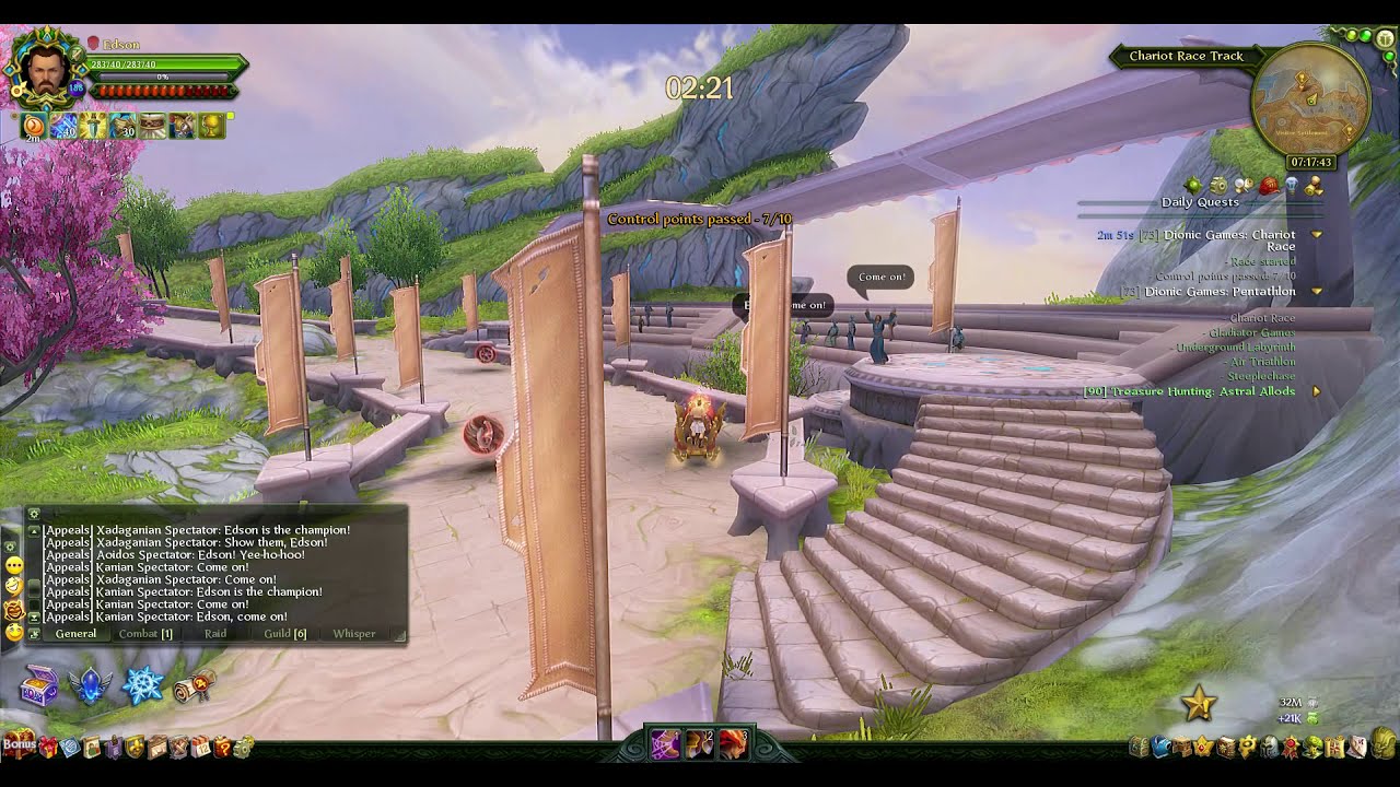 Allods Online - Chariot Race - YouTube