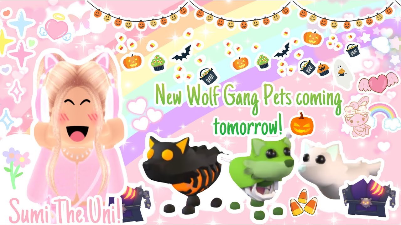 New *WOLF GANG PETS* in Adopt Me! 🐺💖🛍🌈(Roblox) - YouTube