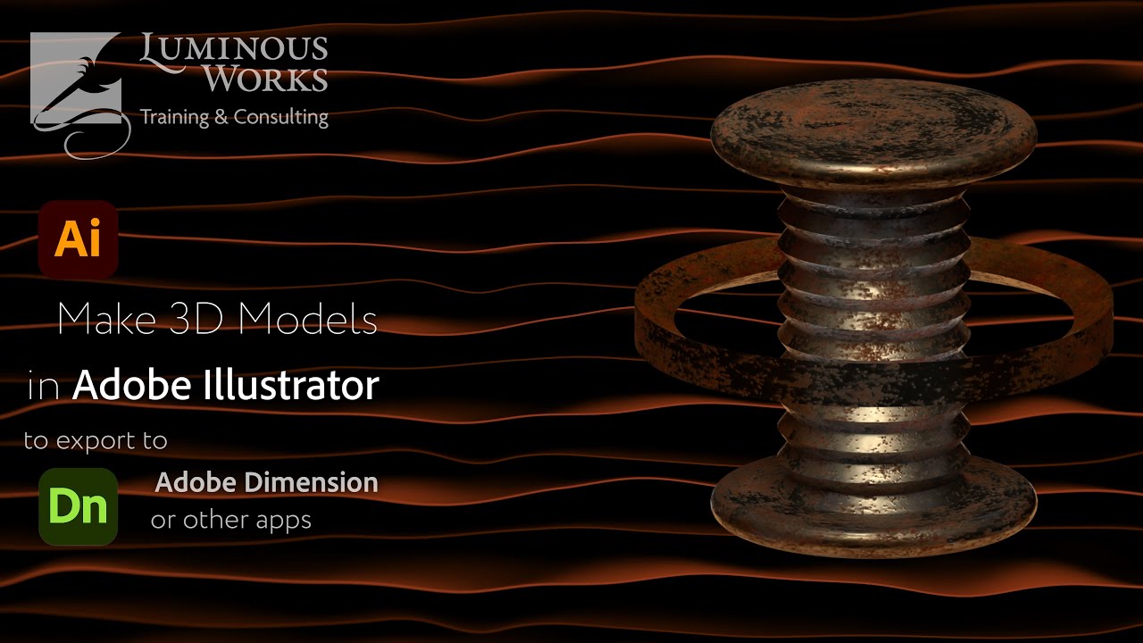 Actual 3D Models from Adobe Illustrator - YouTube