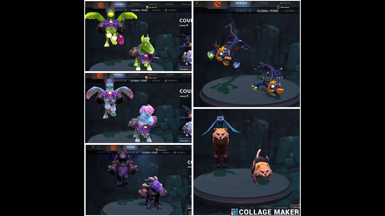 All Legendary & Mythical Courier Diretide Dota 2 2022 🔥 - YouTube