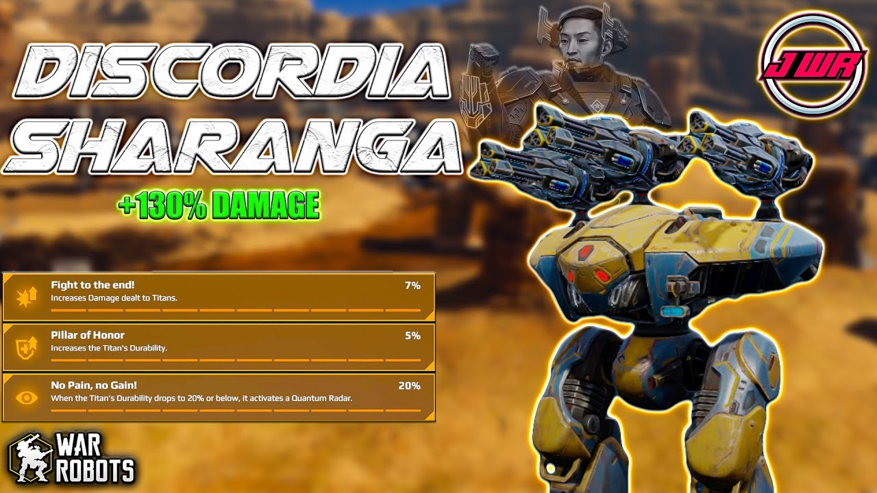 This Build makes the Sharanga Titan 100% Better! war robots Update 9.8 ...