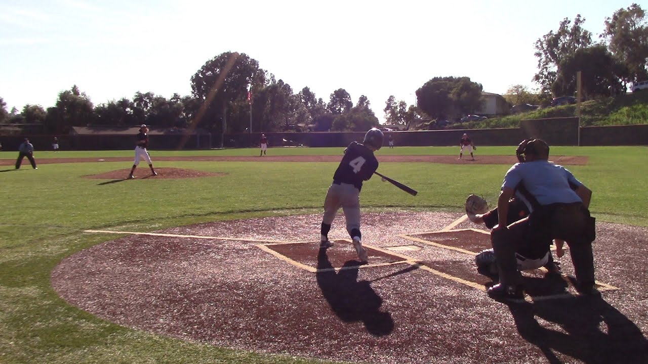 Jared Miller - George Fox Baseball - RBI Single to Right Centerfield vs ...