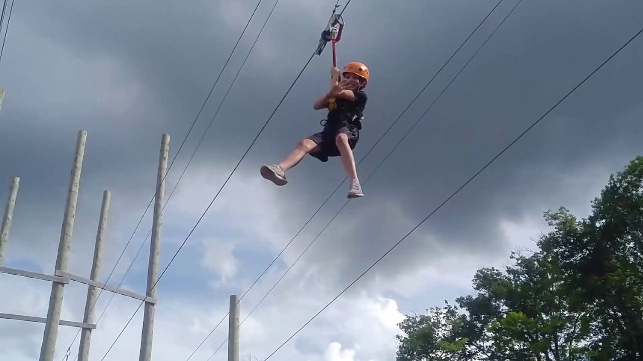 Blue Mountain Ziplining - YouTube