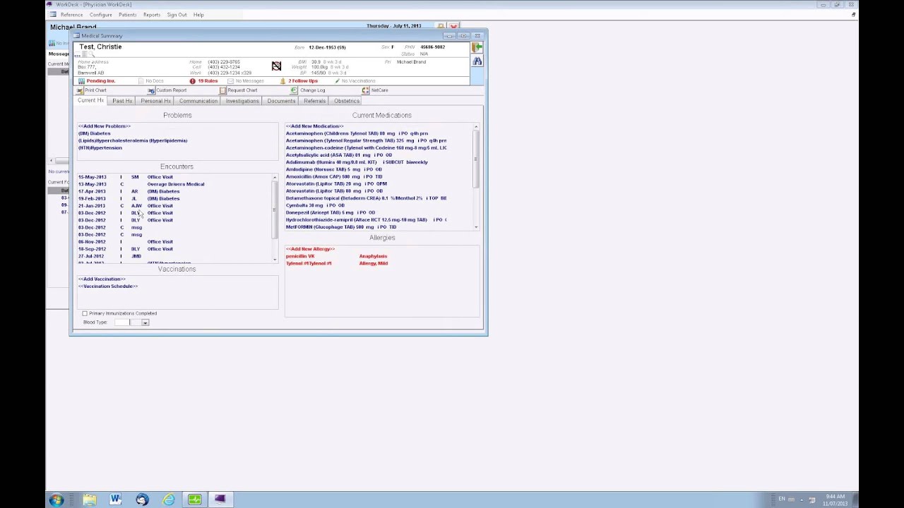 Telus Wolf EMR - Recording screening offers using manual lab results ...