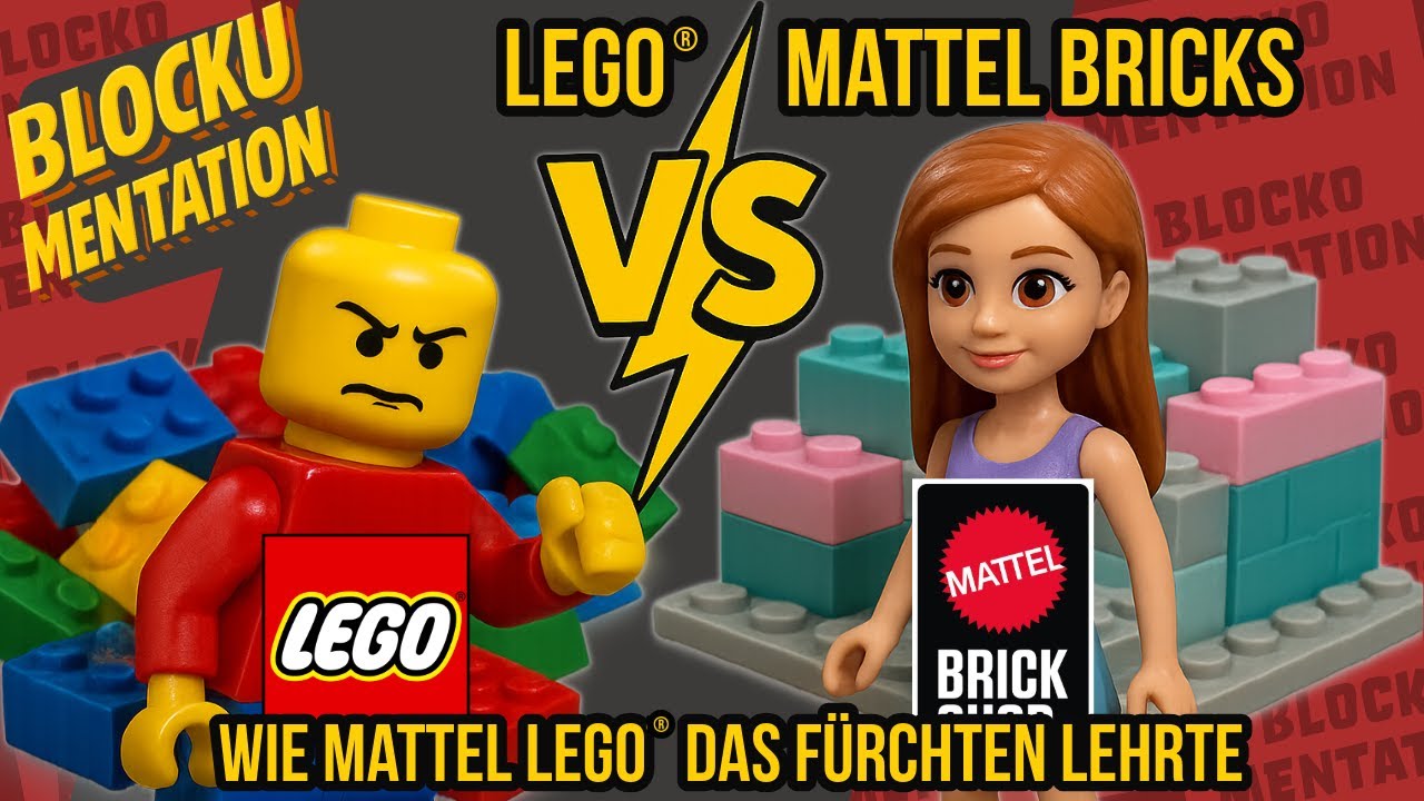 LEGO® vs. Mattel Bricks - Wie Mattel Lego® das Fürchten lehrte - YouTube