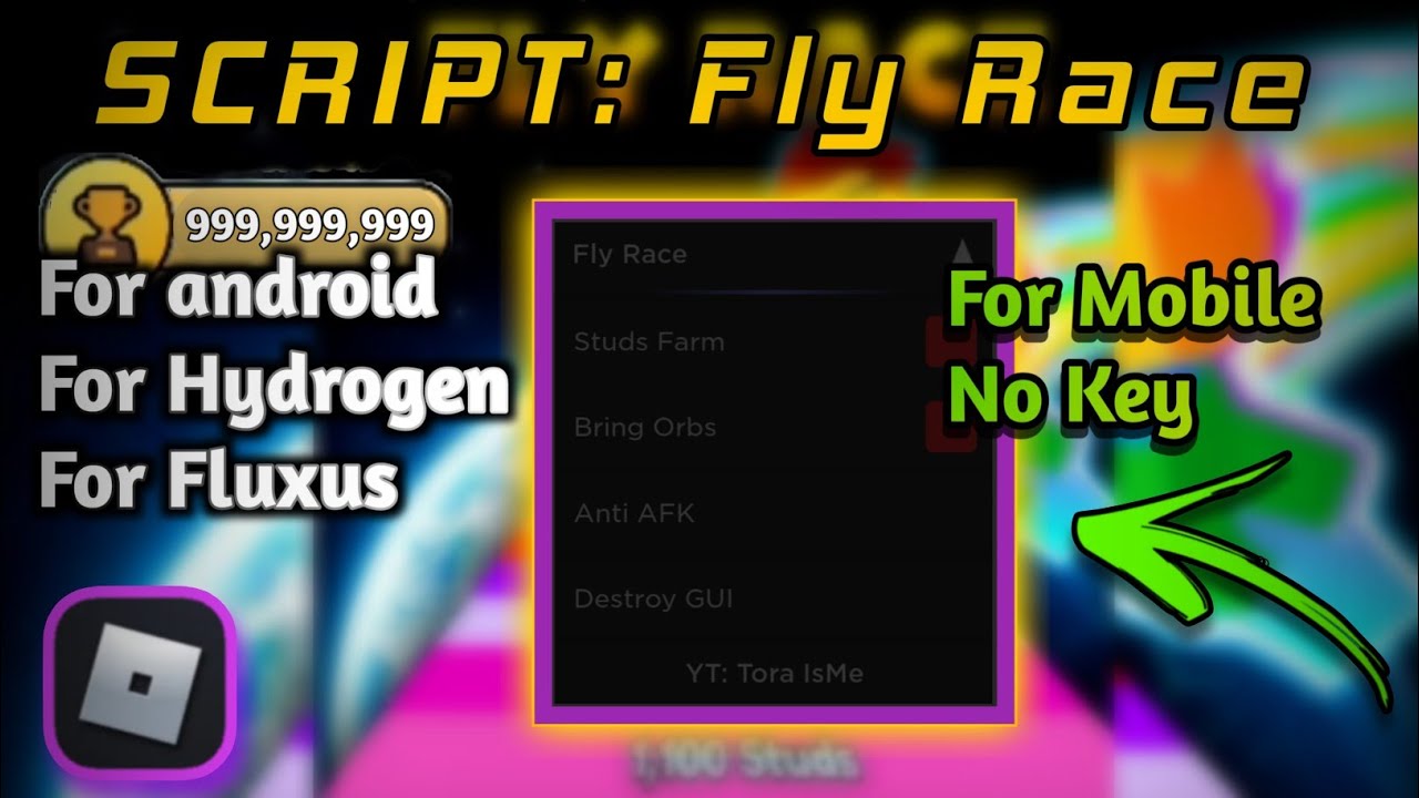 Script Fly Race work on android Auto Farm for Hydrogen..?🔥😱 - YouTube