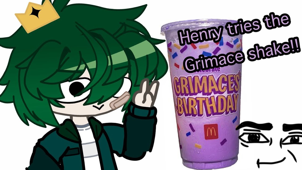 Henry tries the Grimace Shake!! || Tmf || (Trend) - YouTube