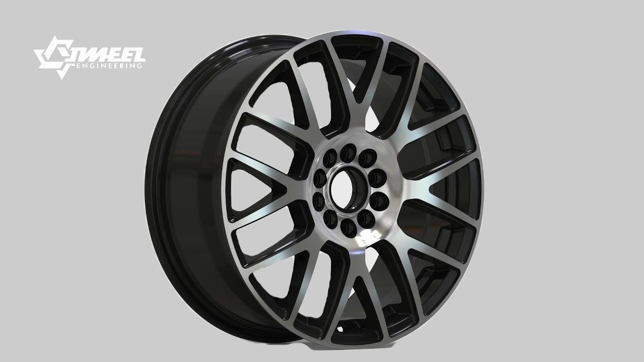 20" METAL WHEELS MAYBACH BLACK MACHINED OFF-ROAD RIMS - JWHEEL - YouTube