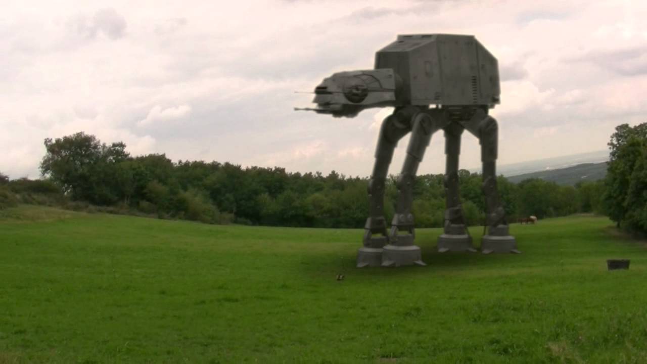 ATAT Imperial Walker Attack - YouTube