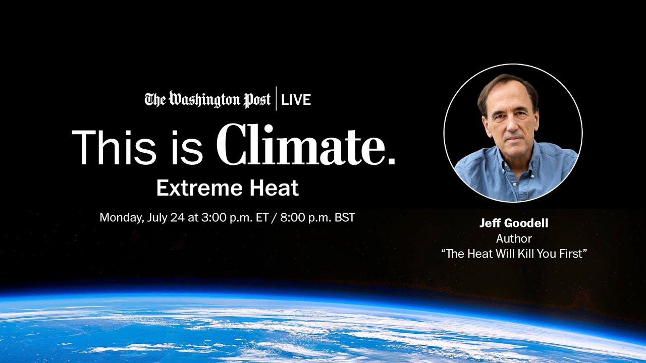 Jeff Goodell on ‘The Heat Will Kill You First’ - YouTube