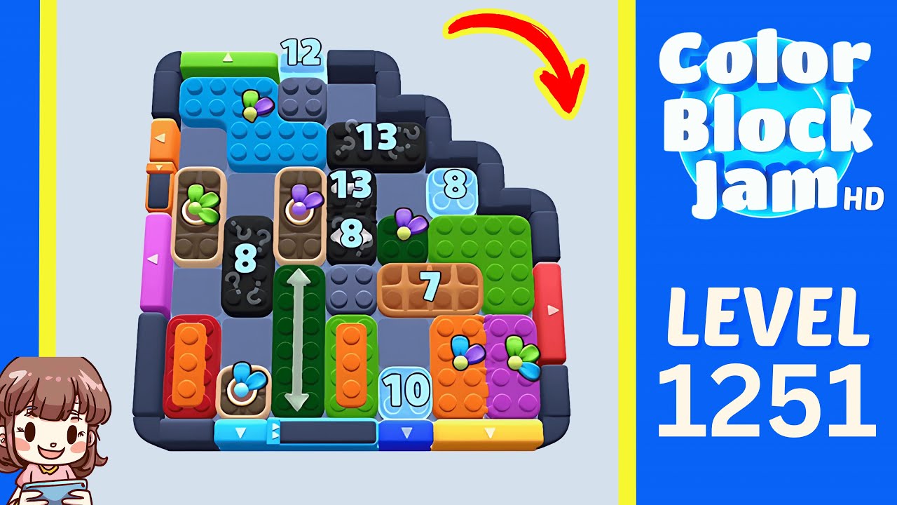 Color Block Jam Level 1251 Solution Walkthrough - YouTube