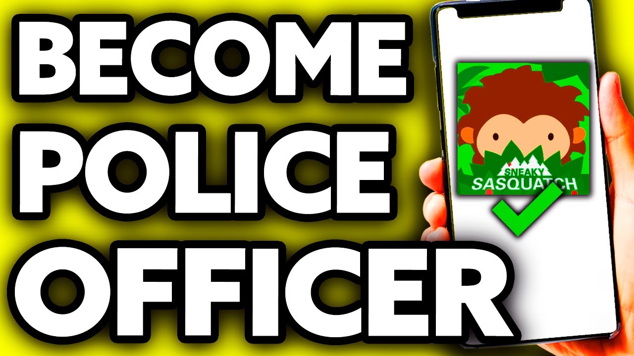 How To Become a Police Officer in Sneaky Sasquatch (EASY!) - YouTube