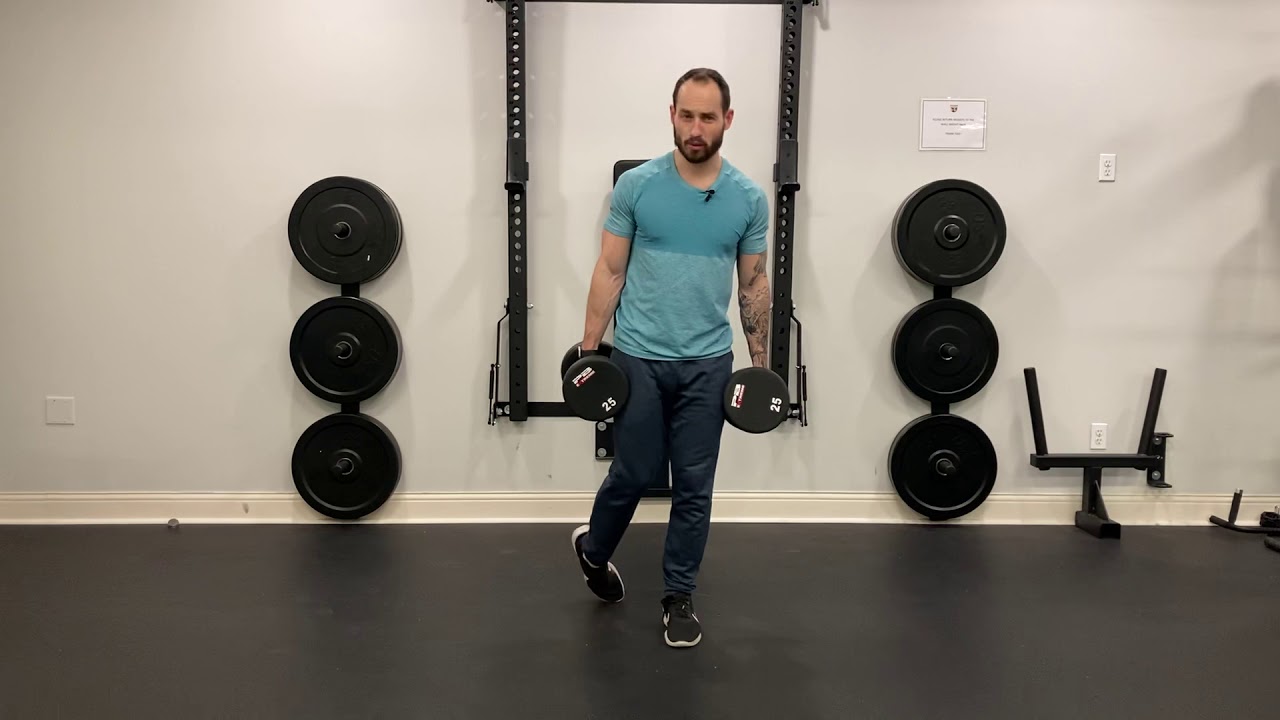 Split Stance Two DB Deadlift - YouTube