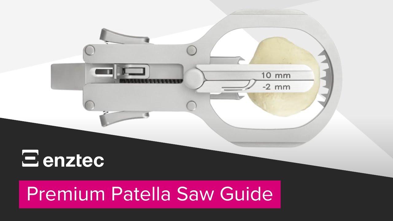 Enztec Premium Patella Saw Guide | Orthopaedic Instrument - YouTube