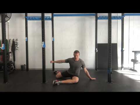 90/90 Stretch (external rotation) - YouTube