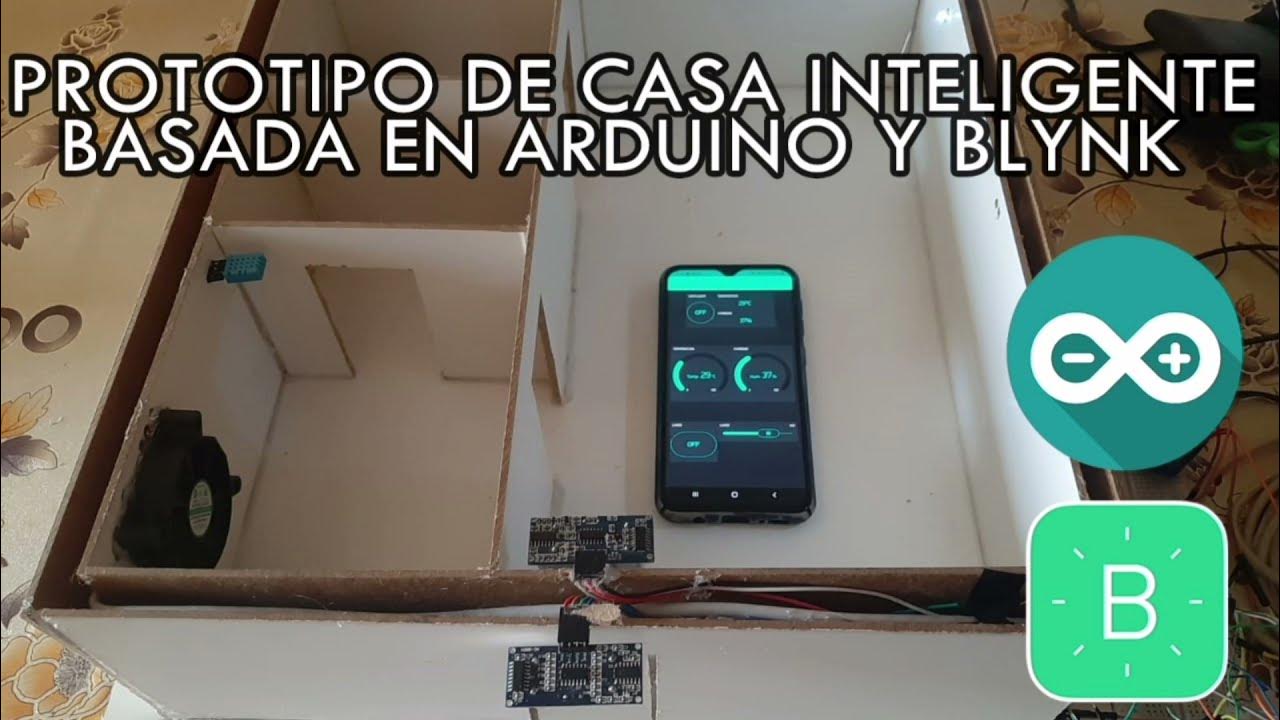 Prototipo de casa inteligente Basada en Arduino y Blynk | ESP8266 - YouTube