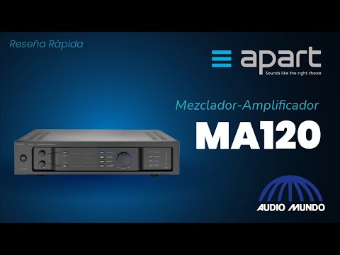 Amplificador mezclador integrado marca Biamp modelo MA120 - YouTube