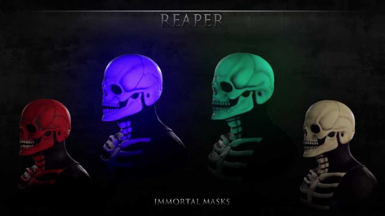 Silicone Masks - Immortal Masks - Reaper - YouTube