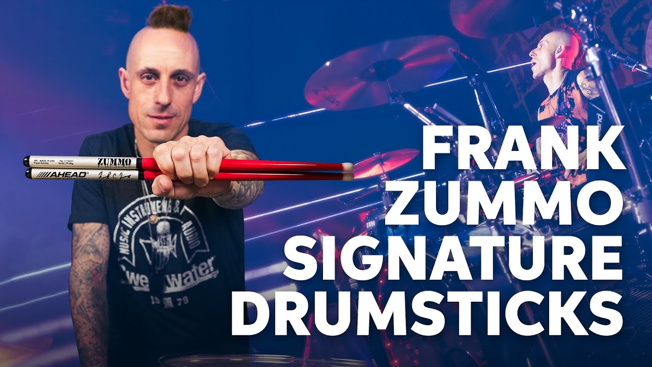 Ahead Signature Series Drumsticks | Frank Zummo of Sum 41 - YouTube