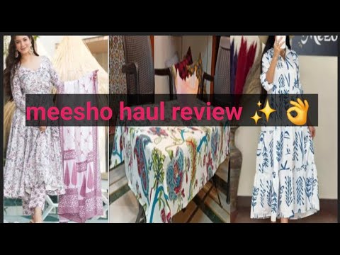Meesho table cover haul/Meesho gown haul/meesho dress material haul # ...