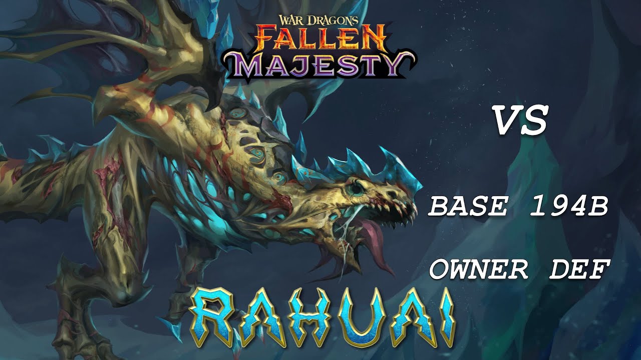FALLEN HUNTER RAHUAI, LEV 31 33.6B VS BASE 194B OWNER IN DEF ...