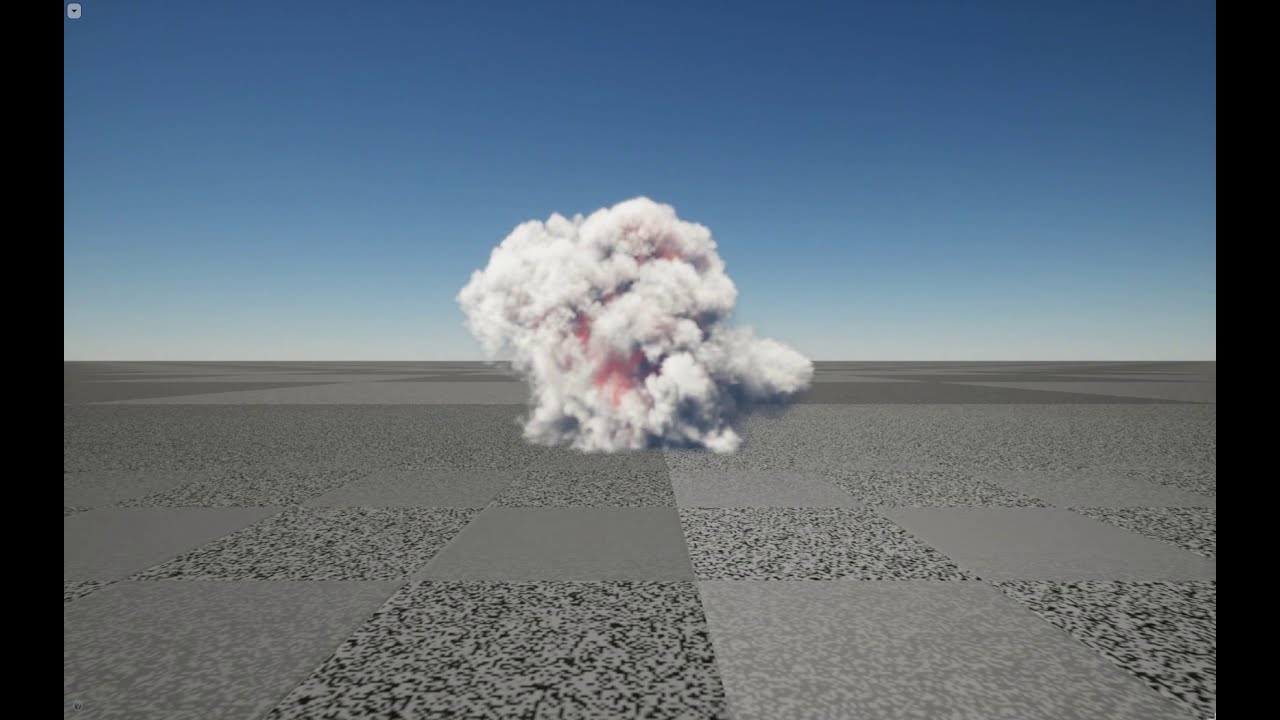 Unreal Engine explosion lit sprite - YouTube