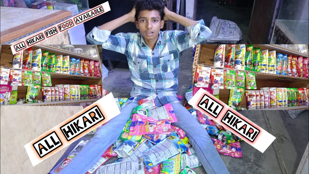 All hikari fish food range available/anmol AQUARIUM home - YouTube