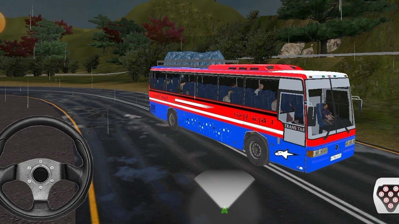 Luxury Coach Bus Simulator Game 3D, Bus Cartoon Gadi Wala Toy, City Bus ...