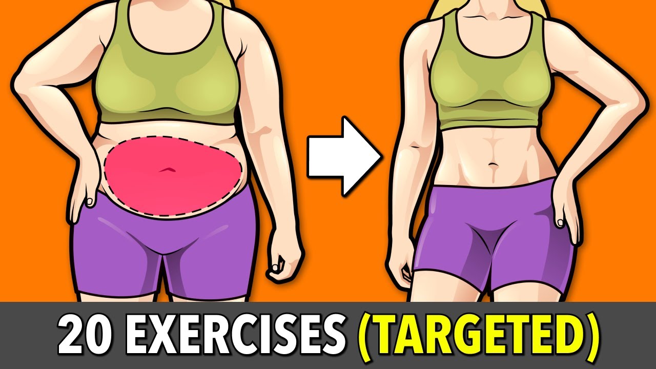 20 Targeted Abs Exercises to Burn Stubborn Belly Fat - YouTube