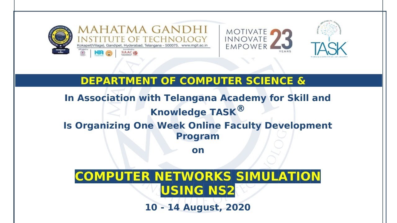 DAY-5 NS2 FDP CSE MGIT - TASK - YouTube