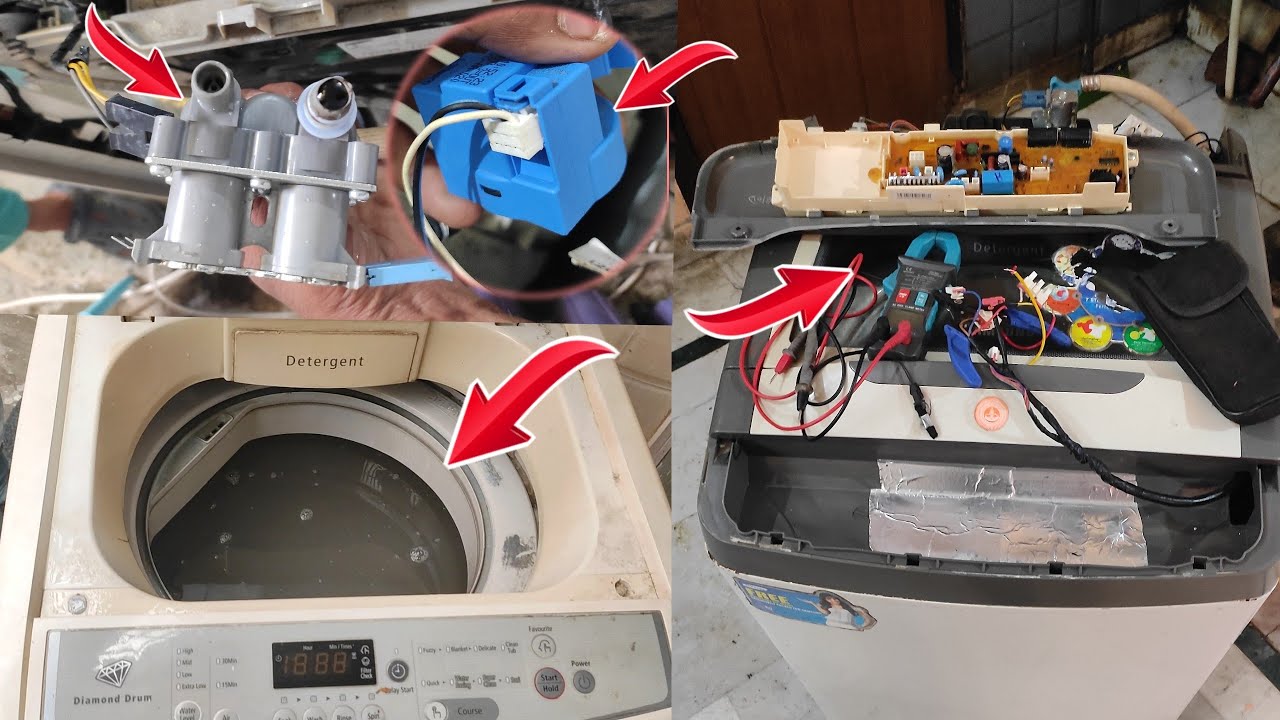 fully automatic washing machine repair || WASHING MACHINE REPAIR ...