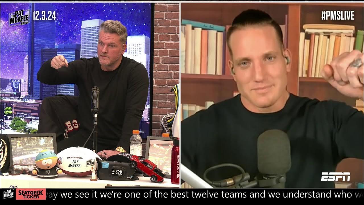 The Pat McAfee Show Live | Tuesday December 3rd 2024 - YouTube