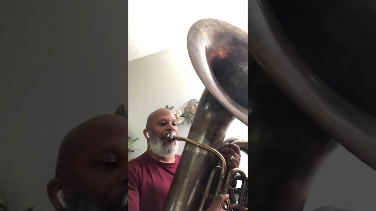 The Circus Bee March Tuba Part on Vintage King Bb Tuba - YouTube