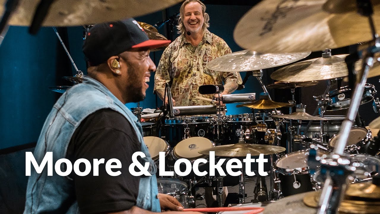 Eric Moore & Pete Lockett Drum Jam & Interview - YouTube