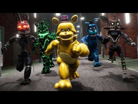 I Added EVERY FNAF Animatronic to a GIANT CITY In Hello Neighbor..