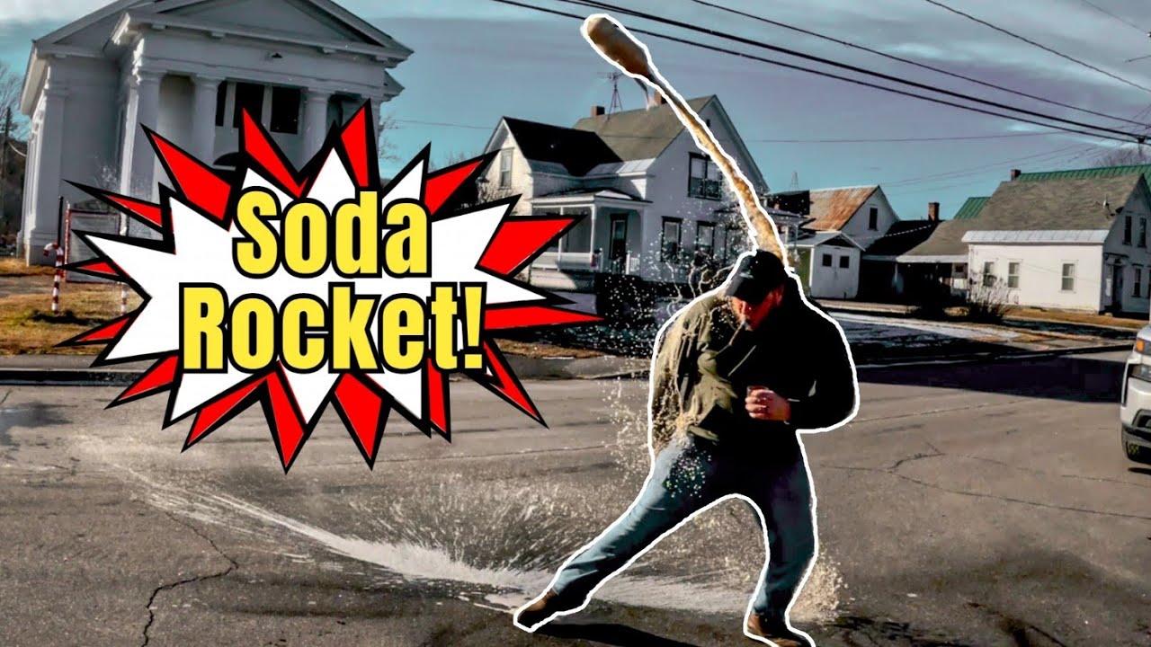 It Works!......exploding coke bottle rocket! - YouTube