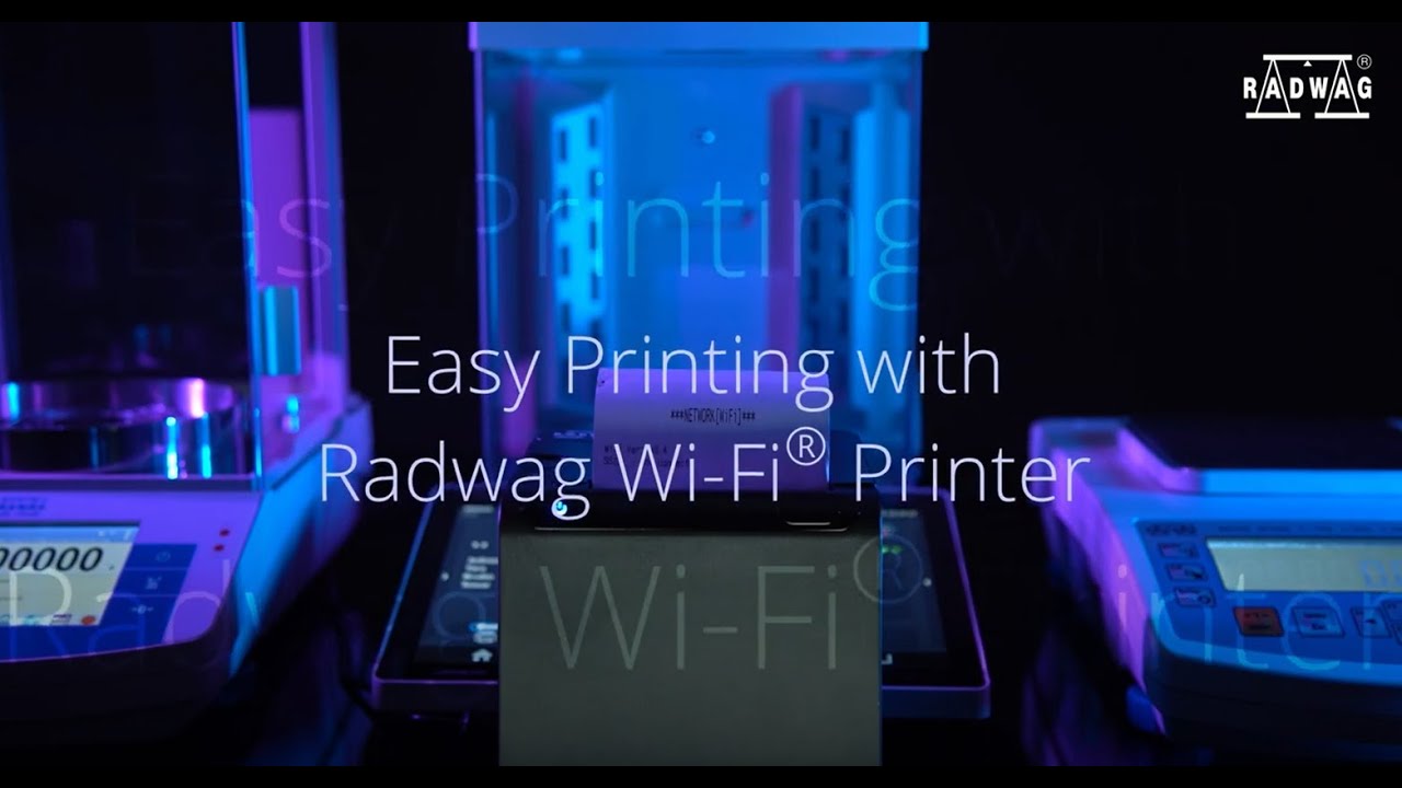 Easy Printing with Wi-Fi® Thermal Receipt Printer by RADWAG - YouTube