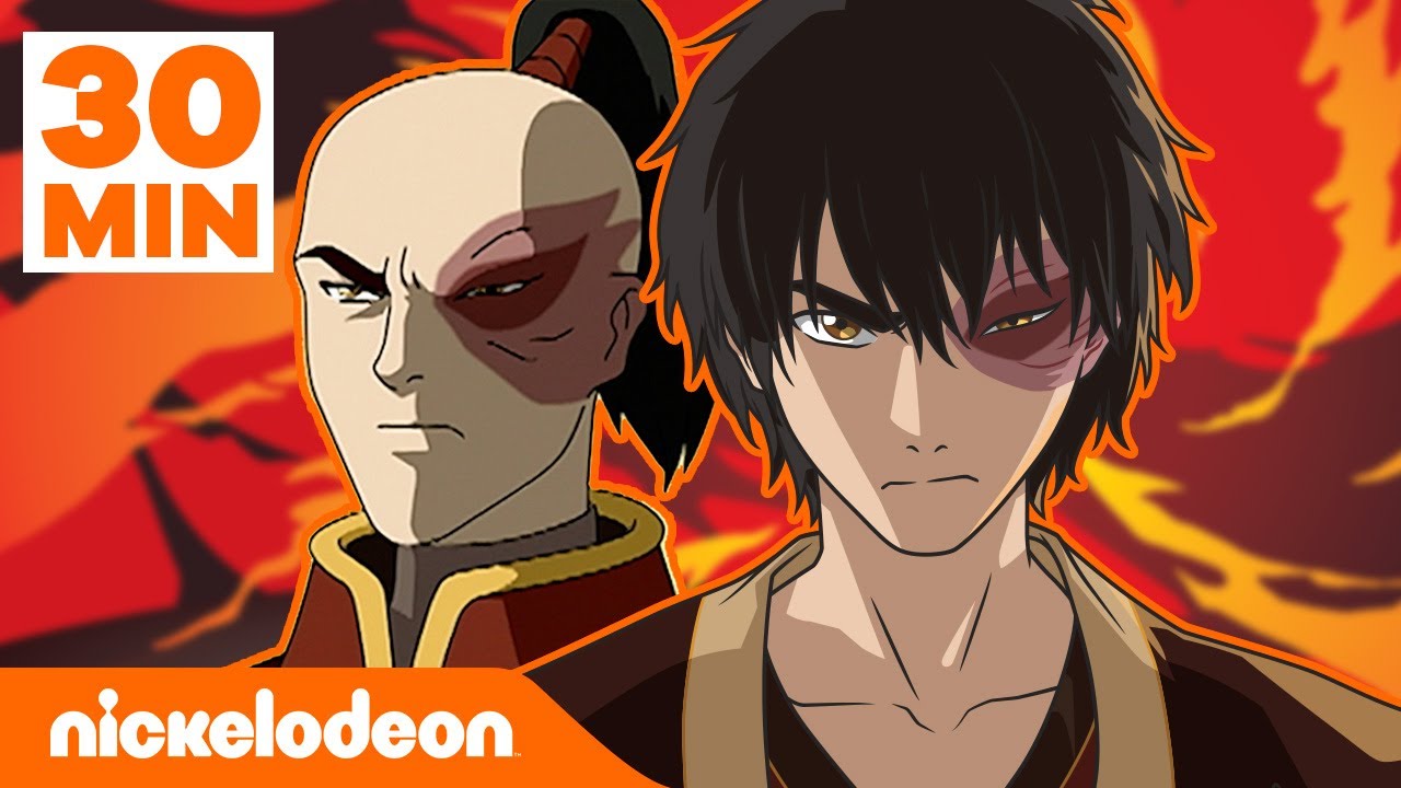 Avatar | 30 MENIT Evolusi Pengendalian Api Zuko | Nickelodeon Bahasa ...