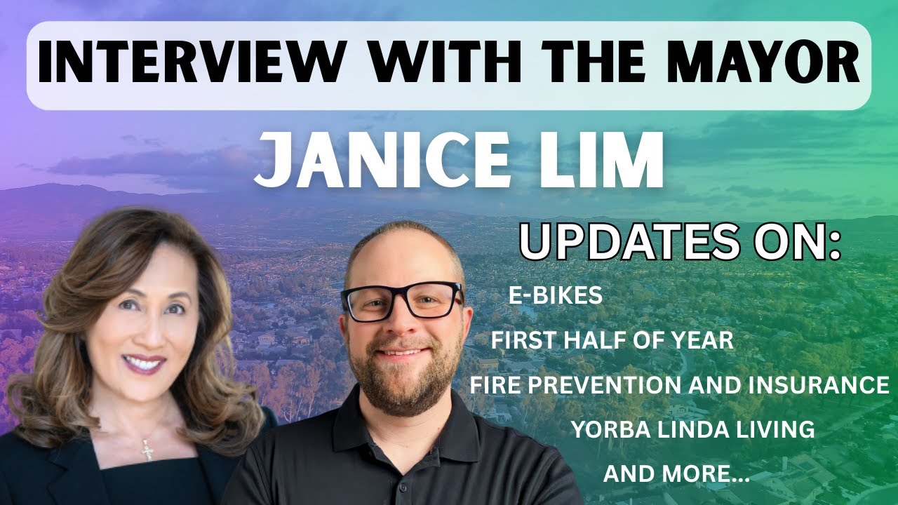 Yorba Linda Mayor Janice Lim on E-Bikes, Fire Safety & Yorba Linda’s Future - YouTube