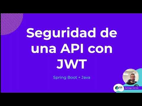 Implementación de Seguridad con JWT usando Java y Spring Boot (Ada School) - YouTube
