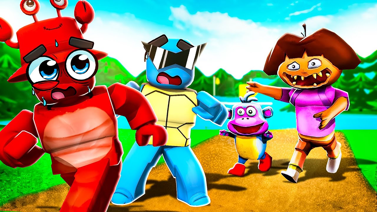 Podemos escapar de ROBLOX HUNGRY DORA!? - YouTube