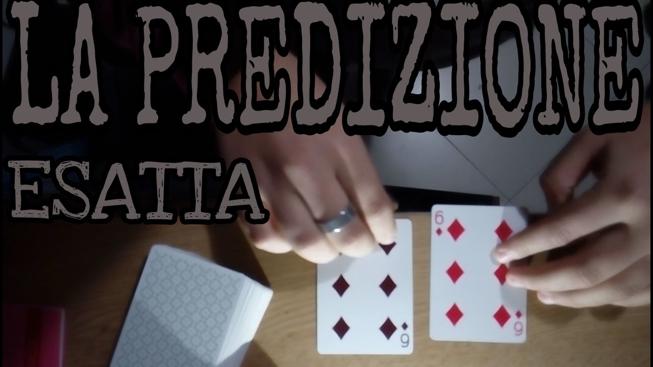 PERFORMANCE CON LE CARTE- MAGIA DI JACK NOBILE-LA PREDIZIONE CARRETTA- - YouTube