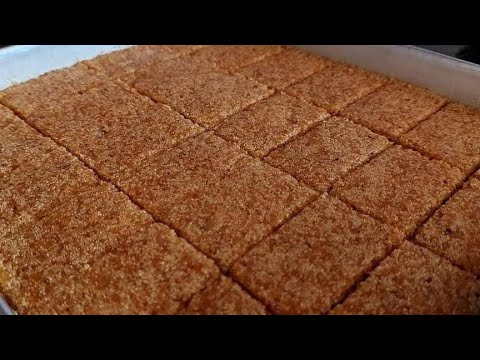 Semolina cake) Basabusa cake (rulan cake )රුලං කේක් කමුද 😘 subscribe ...