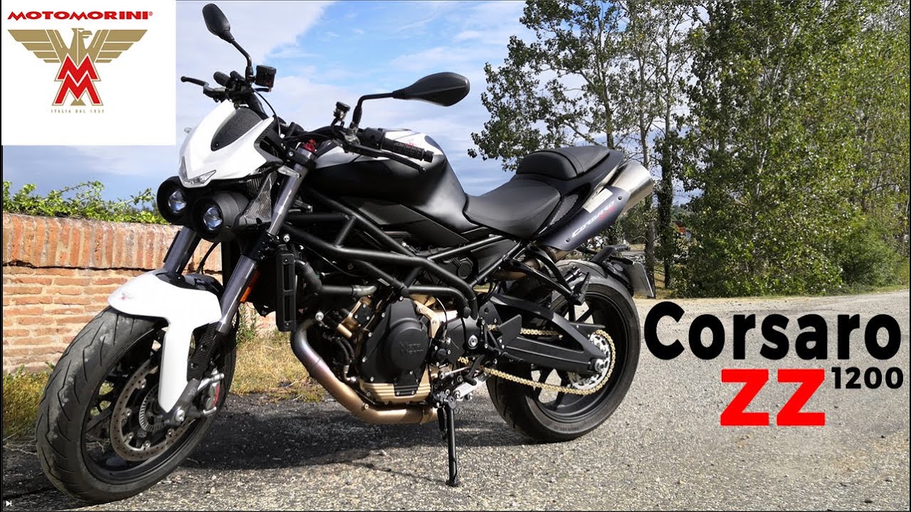 Moto Morini Corsaro ZZ 1200 : La délicatesse attendra 😅 - YouTube