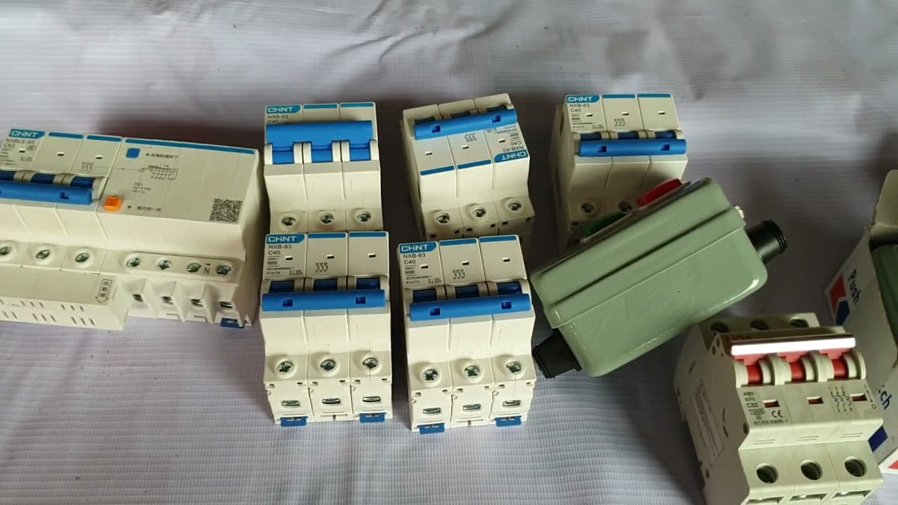 cb 3 pha 4 cực, aptomat chint 3 pha 4 cực - YouTube