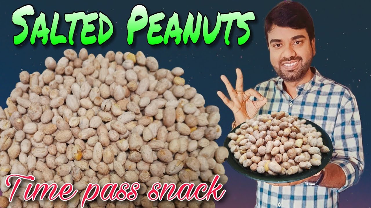 మంచి టైం పాస్ గా ఇలా ఉప్పు వేరుశెనగలు | Salted Pallilu in telugu ...